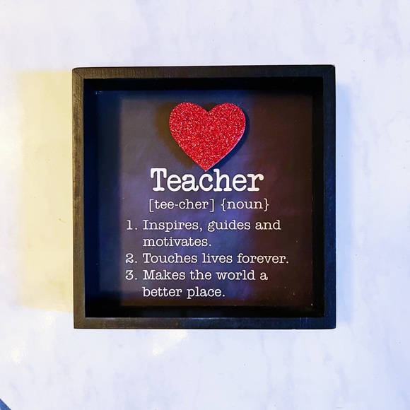 Accents | Teacher Noun Home Art Decor | Poshmark